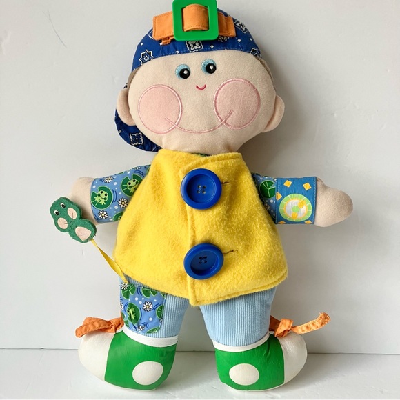 Hasbro | Toys | 35 Vintage Playskool Dapper Dan Learning Plush Doll ...